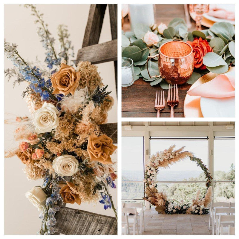 rustic wedding theme colors