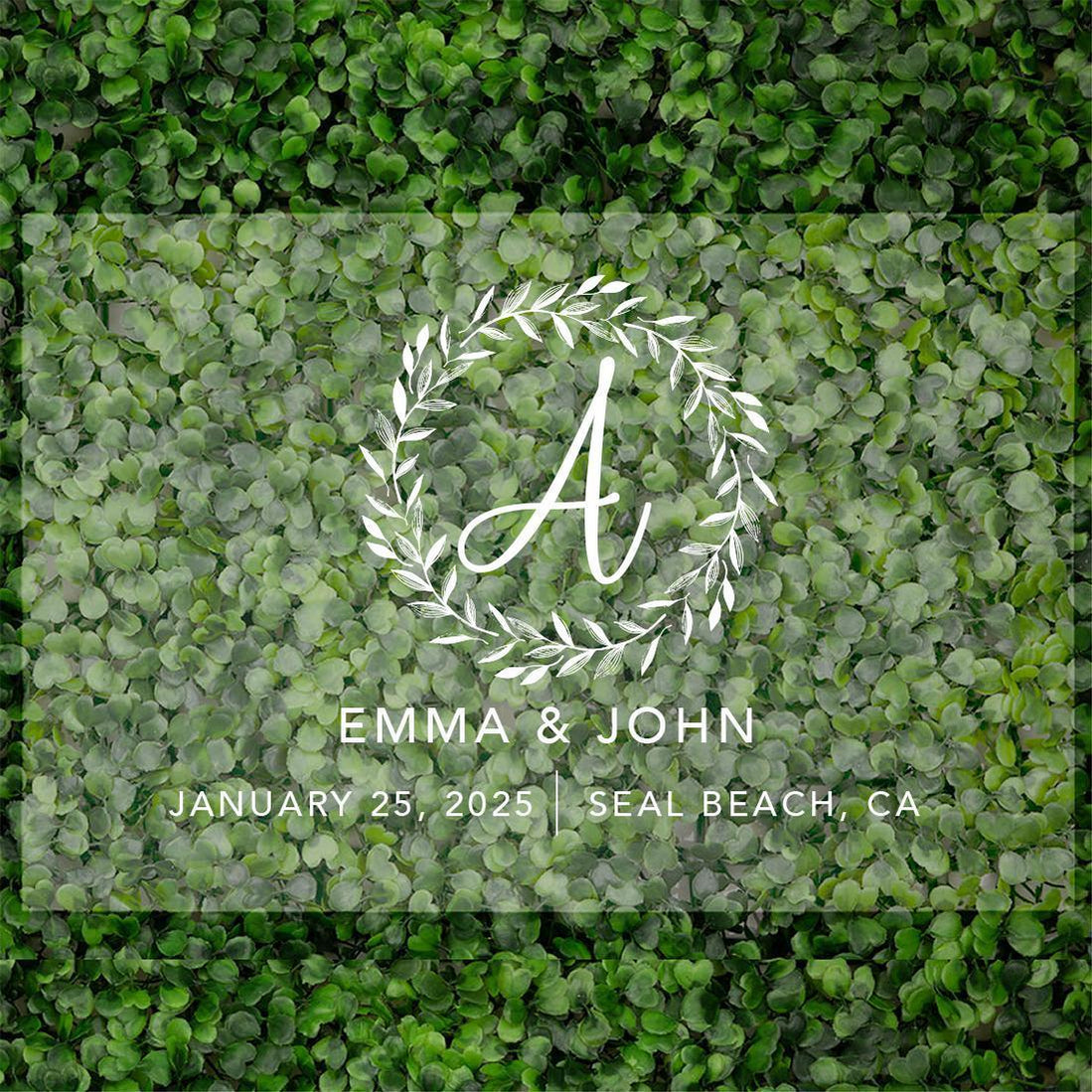 Acrylic Custom Rustic Fall Wedding Signs, 16 x 24 Inches