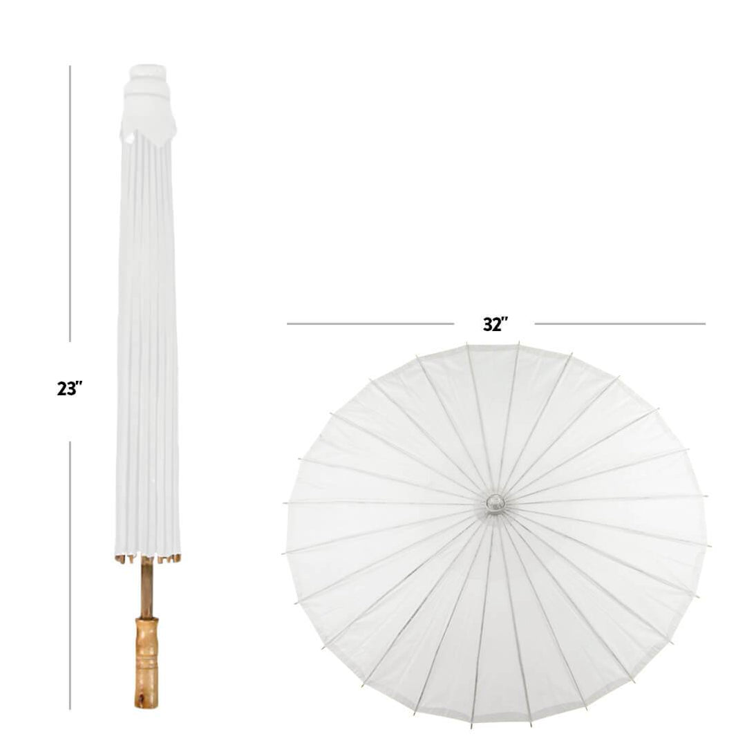 Bulk Pack Wedding Paper Parasols