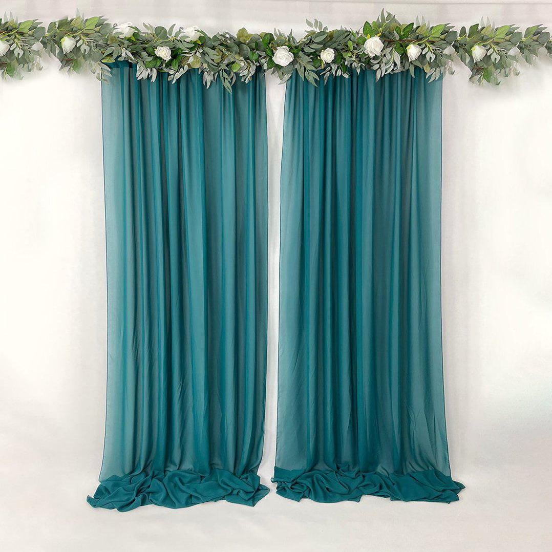 Chiffon Backdrop Wedding Curtains