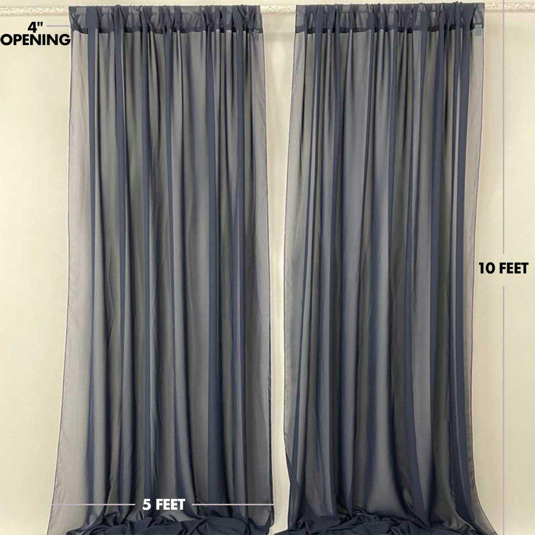 Chiffon Backdrop Wedding Curtains