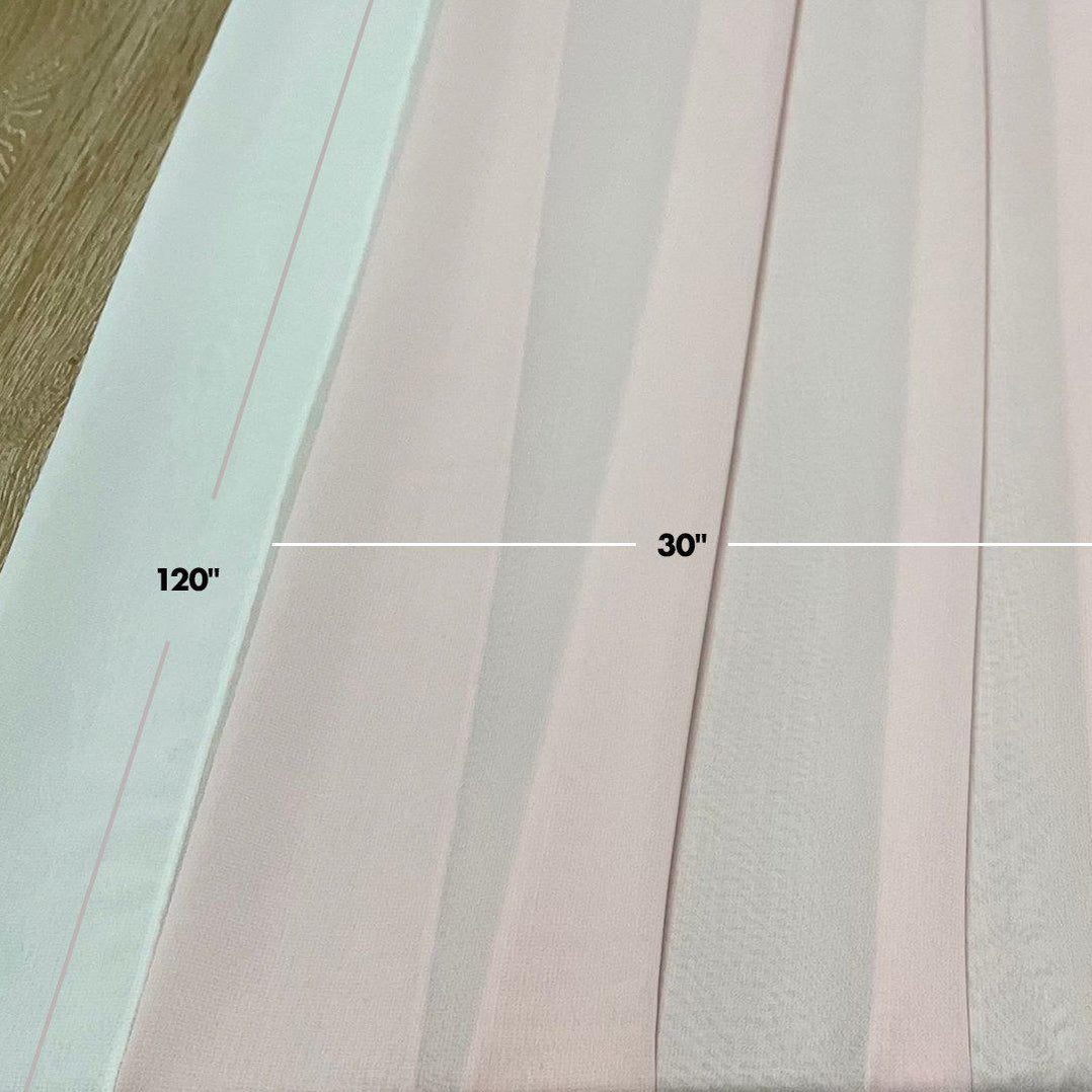Double Chiffon Table Runners, 30 ft.