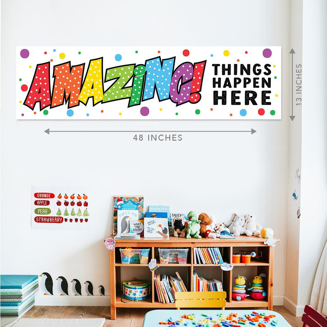 Growth Mindset Classroom Banner Poster Signs for Teachers, Set of 2