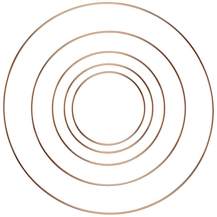 Metal Hoop Wreath Rings