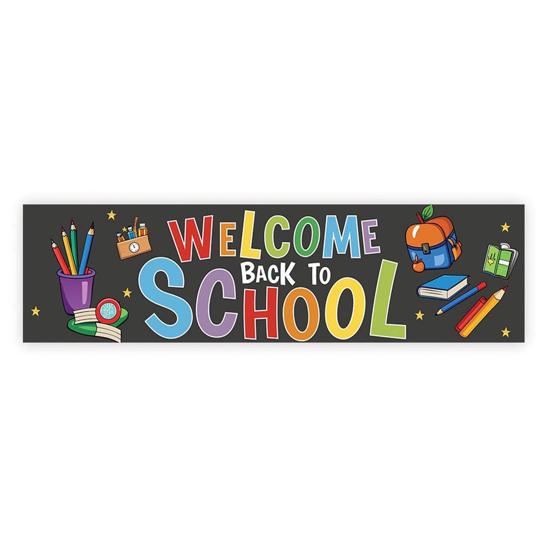 Set of 1 Welcome Back to School Banner | Classroom Door & First Day De