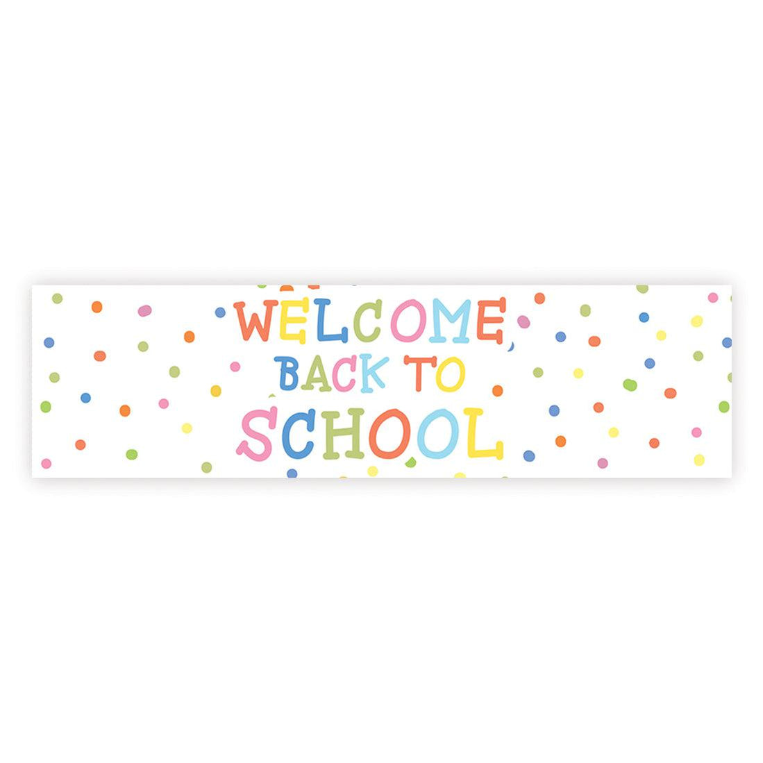 Set of 1 Welcome Back to School Banner | Classroom Door & First Day De