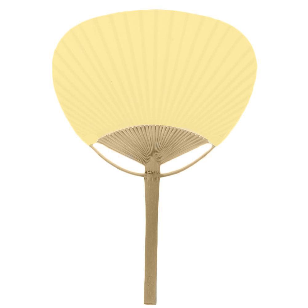 Set of 12 Paper Paddle Fans