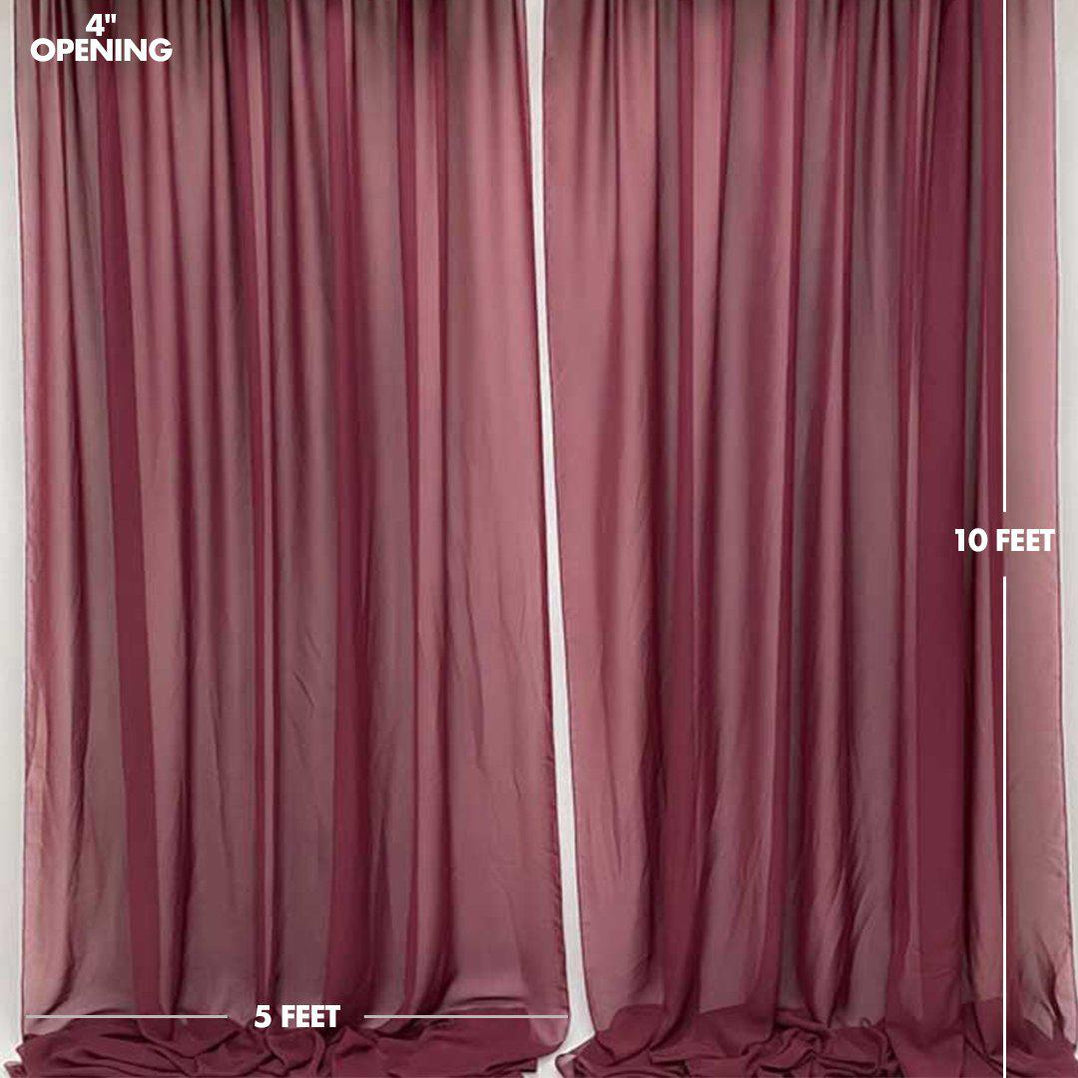 Chiffon Backdrop Wedding Curtains