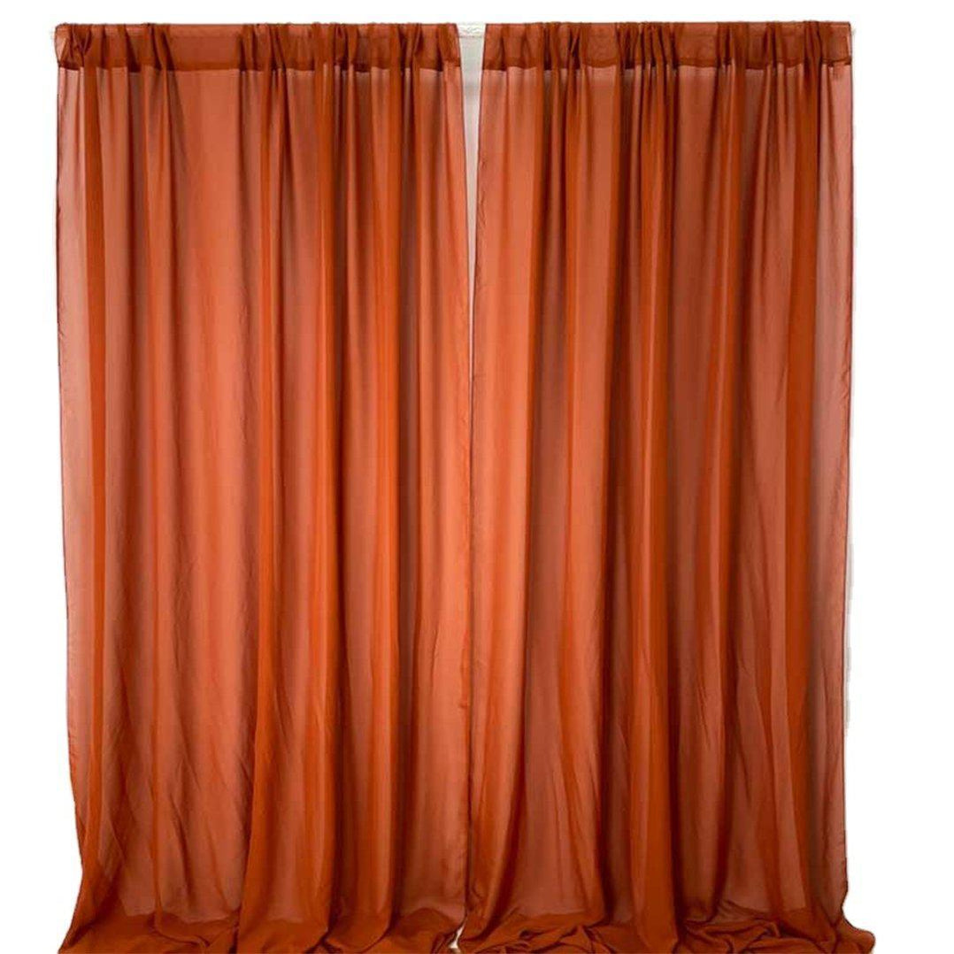 Chiffon Backdrop Wedding Curtains