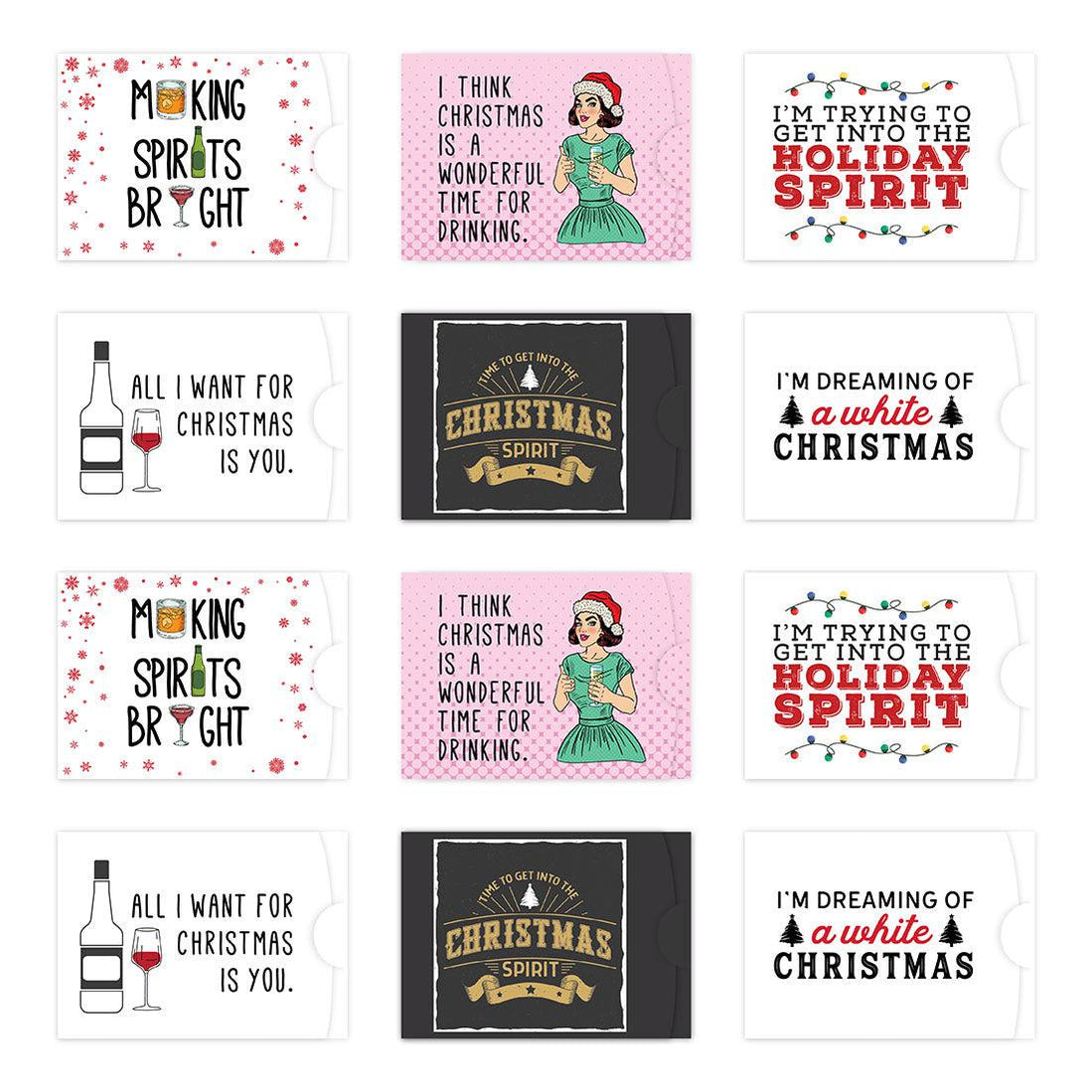 Christmas Gift Card Holder Assortment Stocking Stuffers