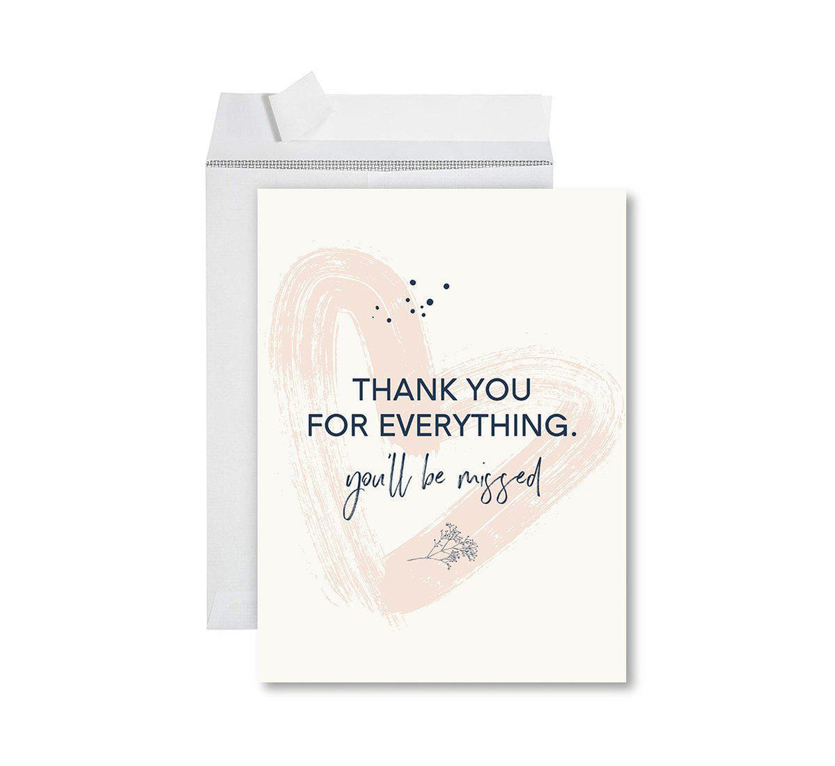 Funny Farewell Jumbo Card Blank Goodbye Greeting Card with Envelope