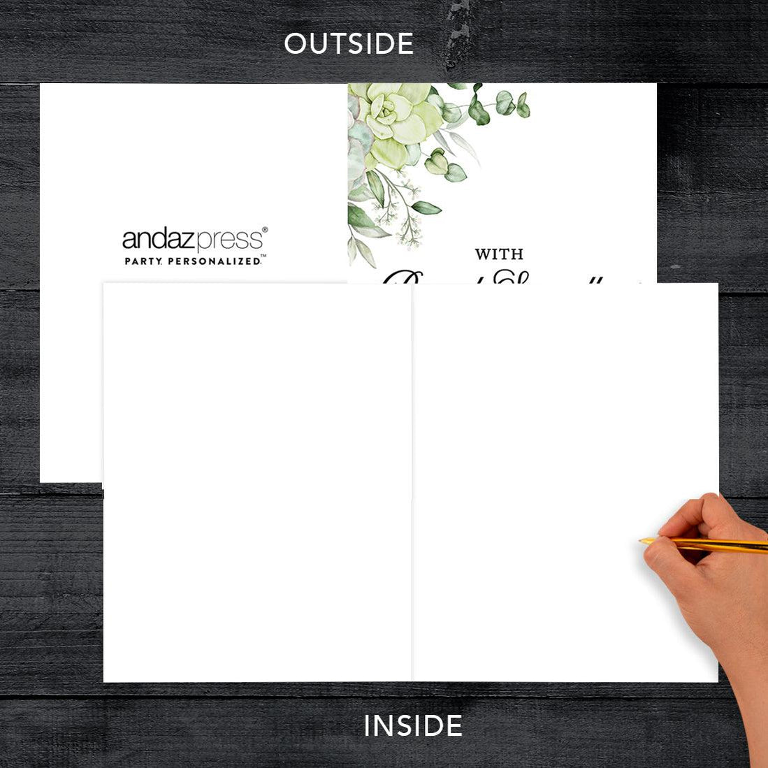 Jumbo Sympathy Card with Envelope, Premium Condolences Card with Big B