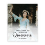 Large Custom Photo Quinceañera Welcome Sign, Canvas Sign for Sweet 15