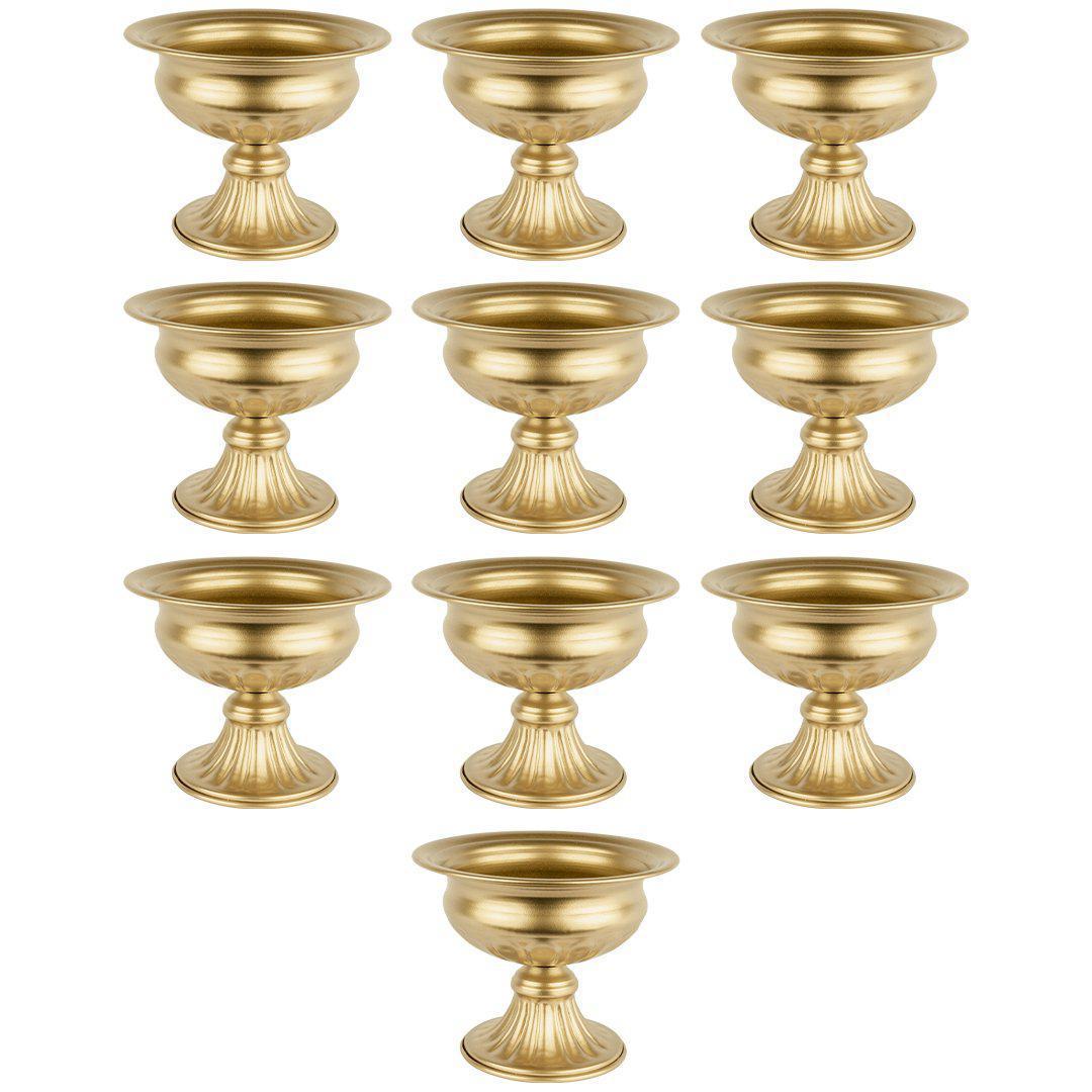 Metal Pedestal Centerpiece Compote Bowl for Wedding Centerpieces, Tabl