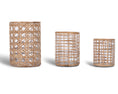 Rattan Votive Candle Holders